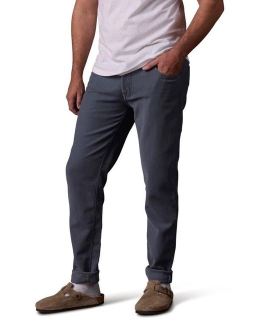 The Normal Brand Comfort Terry Five-Pocket Tailored Fit Pants in Blue ...