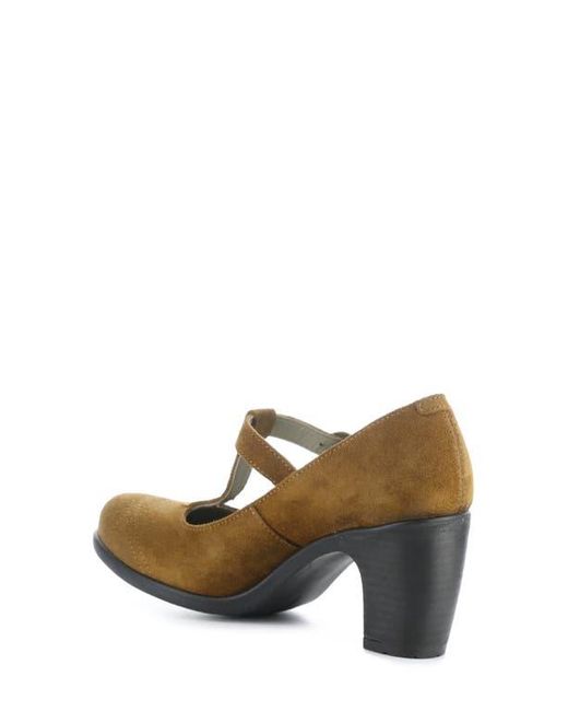 Fly London Kiai Mary Jane Pump in Brown | Lyst