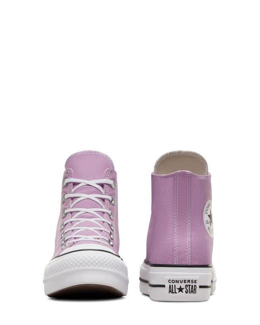 Converse Chuck Taylor All Star Lift High Top Platform Sneaker in Purple ...