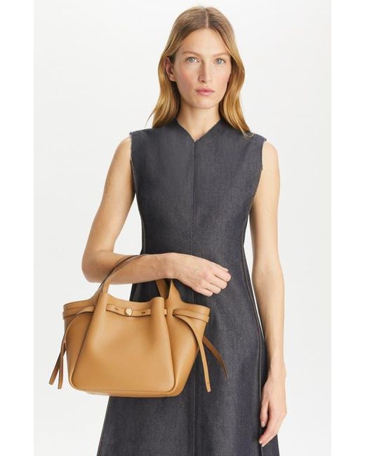 Tory Burch Small Romy Tote in Brown | Lyst
