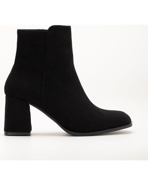 Forever & Always Shoes Nadine Ankle Boots in Black | Lyst
