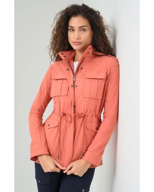 Anatomie Courtney Oversized Utility Jacket in Orange | Lyst