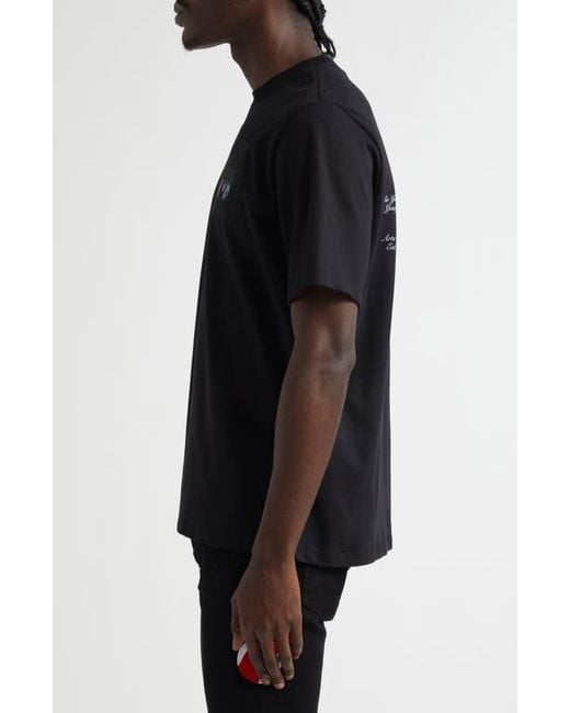 Amiri Pool Cue Graphic T-Shirt in Black for Men | Lyst