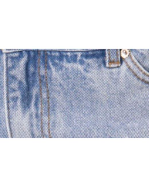 Edikted Slits 4 Dayz Denim Skirt In Blue Lyst