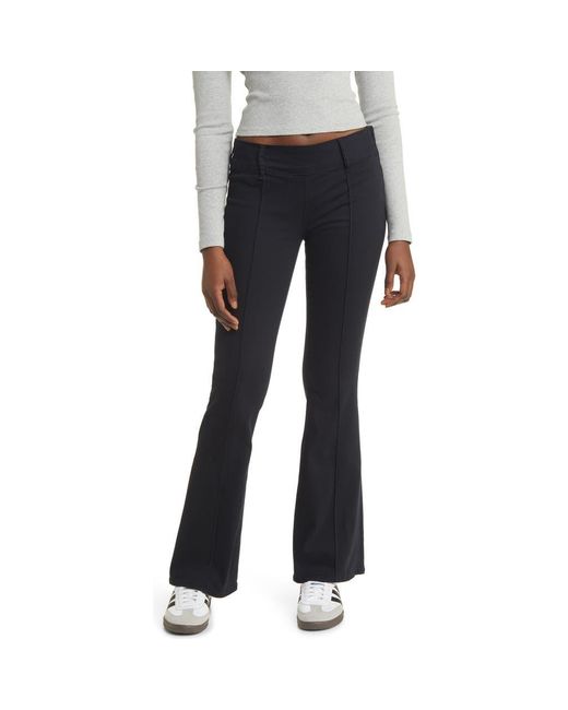 PacSun Low Rise Flare Jeans in Black | Lyst