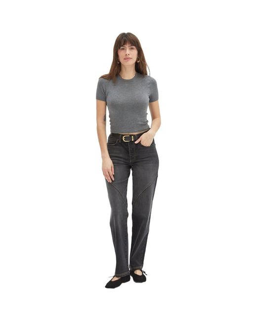 Oliver Logan Mulberry Jeans High Rise Curved Seams | Lyst