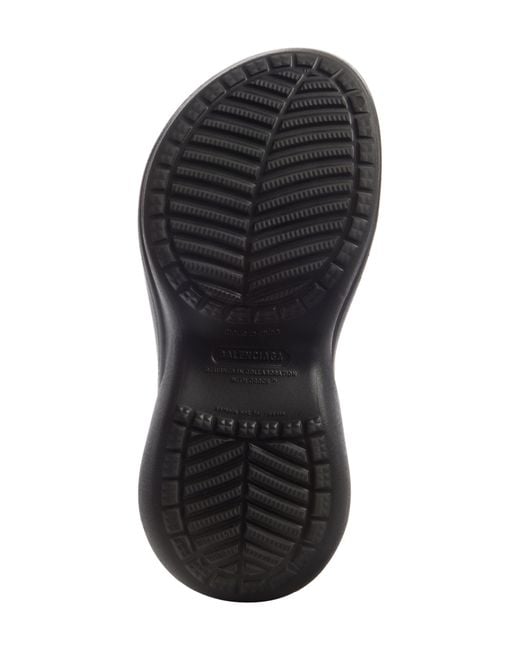 Balenciaga X Crocs Water Resistant Boot In Blue Lyst