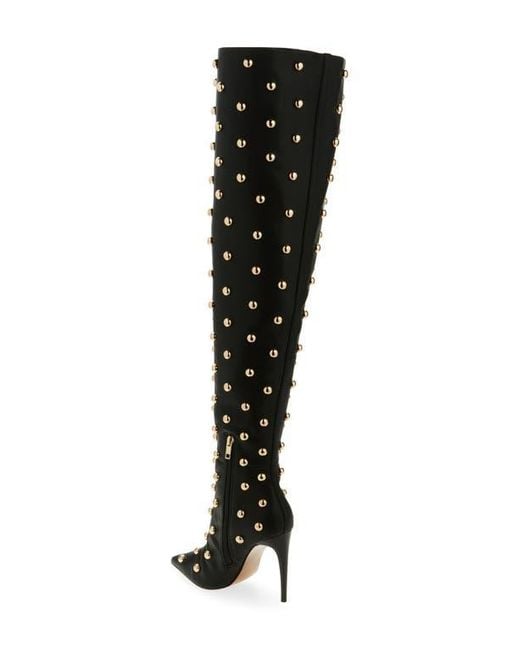 Steve Madden Spritz Over The Knee Boot in Black | Lyst
