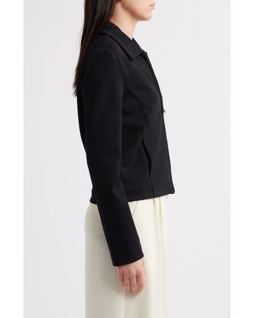 Mango Goa Crop Jacket in Black | Lyst