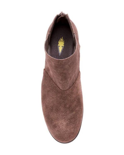 Volatile Bianca Cutaway Wedge Platform Bootie in Brown | Lyst