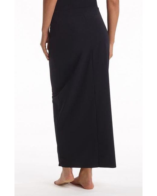Commando Classic Maxi Slip Skirt in Black | Lyst