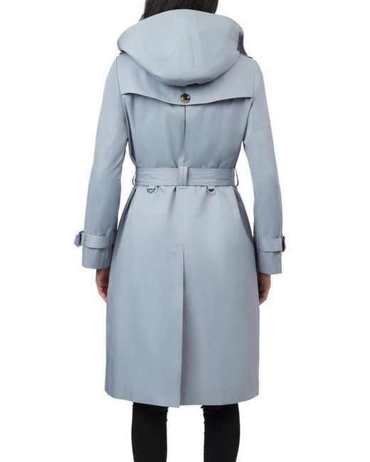 London Fog Water Resistant Belted Trench Coat With Removable Liner in ...