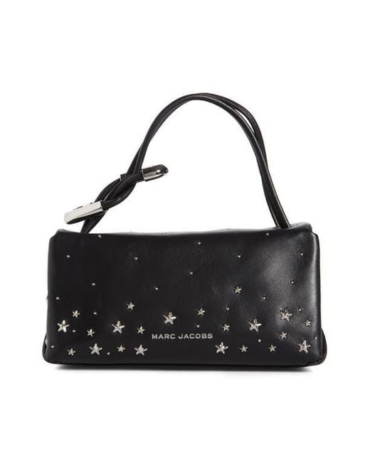 Marc Jacobs The Mini Studded Leather Dual Bag in Black | Lyst