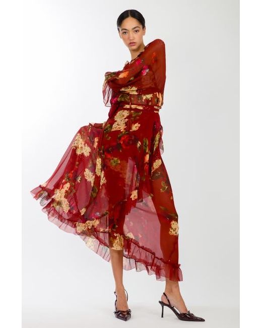 SECRET MISSION Murray Skirt in Red | Lyst