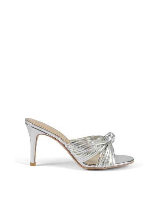 Allegra James Marly Strappy Knot Sandal in White | Lyst