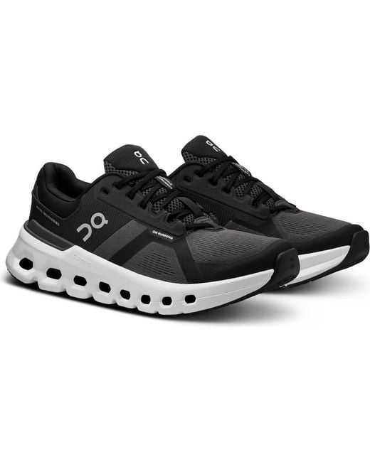 On Shoes Cloudrunner 2 Running Shoe in Black | Lyst