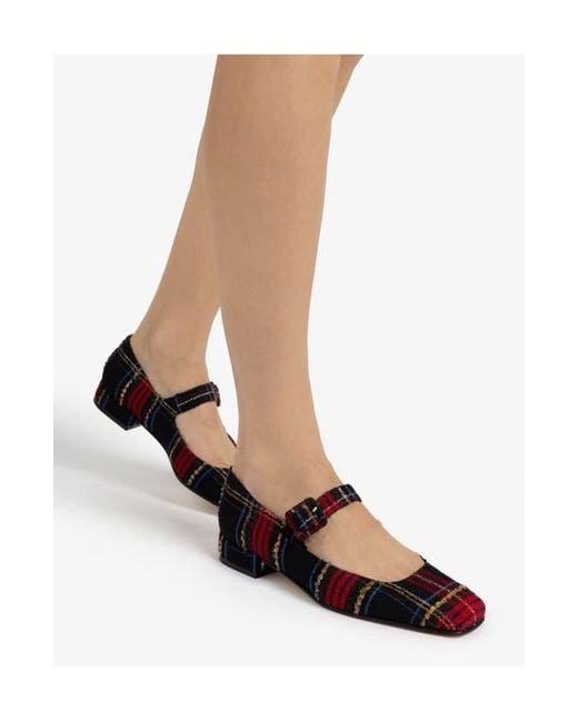 Penelope Chilvers Plaid Mary Jane in Red | Lyst