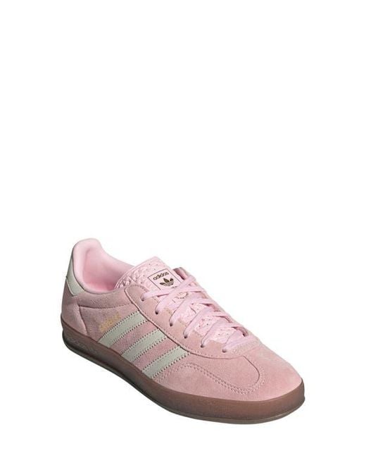 adidas Gazelle Indoor Sneaker in Pink | Lyst