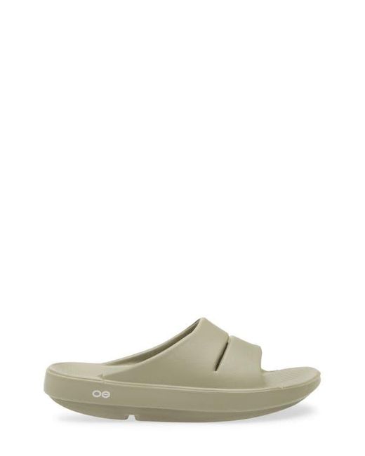 OOFOS Ooahh Slide Sandal in Green for Men | Lyst