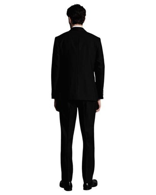 Charles Tyrwhitt Shawl Dinner Suit Jacket in Black for Men | Lyst