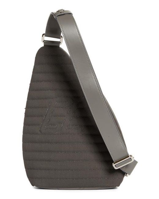 Christian Louboutin Funky Empire Spike Sling Bag in Gray for Men | Lyst