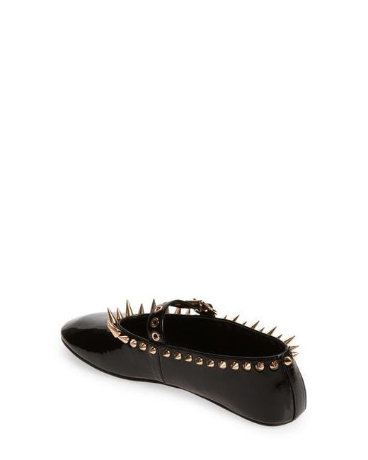 Jeffrey Campbell Dancer Spike Mary Jane Flat in Black | Lyst