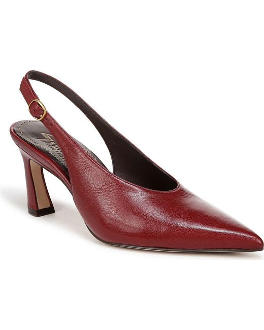 27 EDIT Naturalizer Elaine Slingback Pointed Toe Pump in Red | Lyst