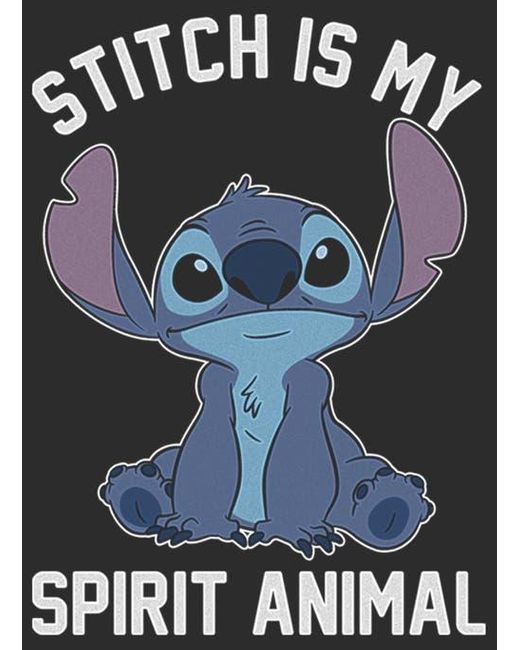 Lilo Et Stitch My Spirit Animal Is Stich Graphic T-Shirt in Black | Lyst