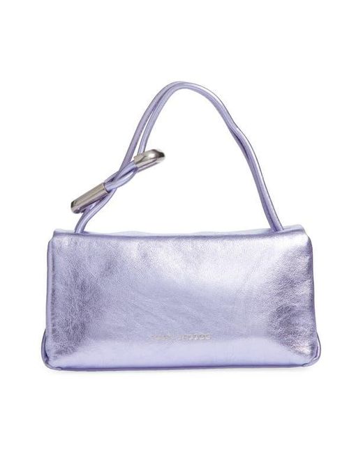 Marc Jacobs The Mini Dual Metallic Leather Handbag in Purple | Lyst