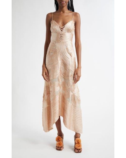 Ulla Johnson Vesna Corded Silk Lace Dress in Natural | Lyst