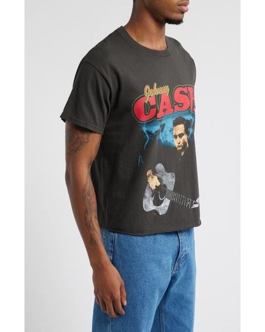 Merch Traffic Johnny Cash Smokey Guitar Crop Graphic T-Shirt for Men | Lyst