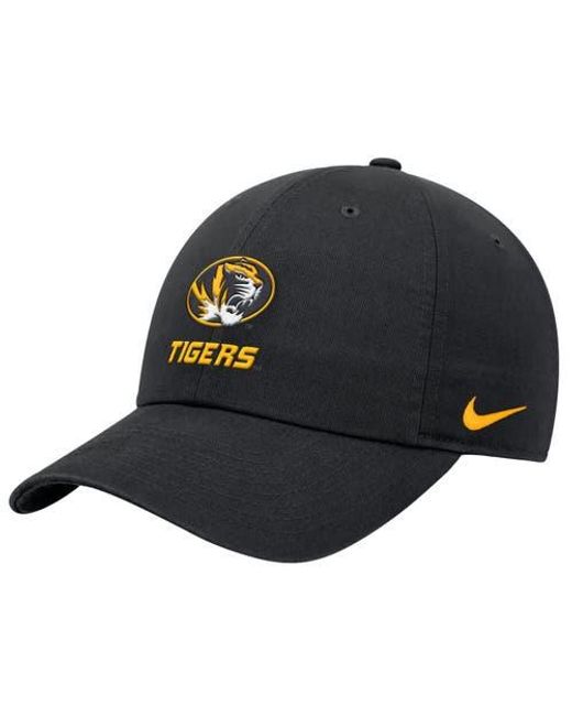Nike Missouri Tigers 2025 On-Field Club Adjustable Hat in Blue for Men ...