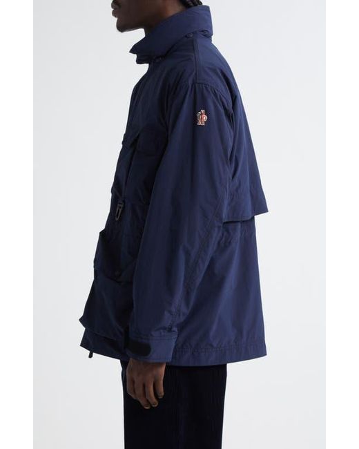 Moncler Matang Field Jacket in Blue for Men | Lyst
