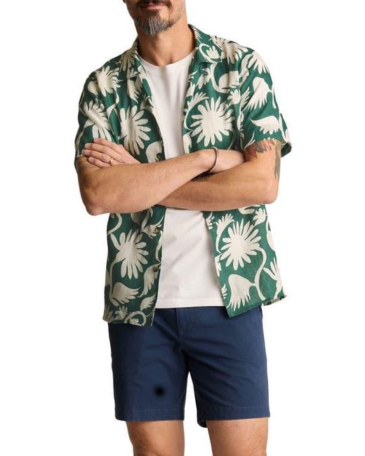 Bonobos Resort Riviera Linen Camp Shirt in Green for Men | Lyst