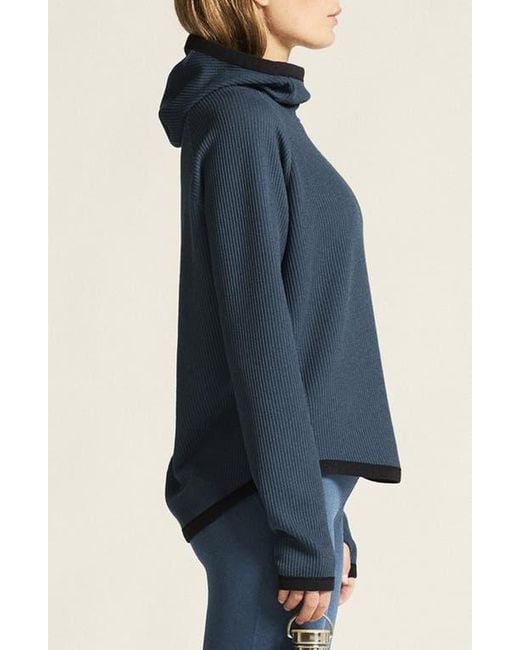 C.r.a.f.t Grid Hoodie in Blue | Lyst