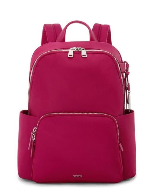 Tumi Voyageur Rosie Nylon Backpack in Pink | Lyst