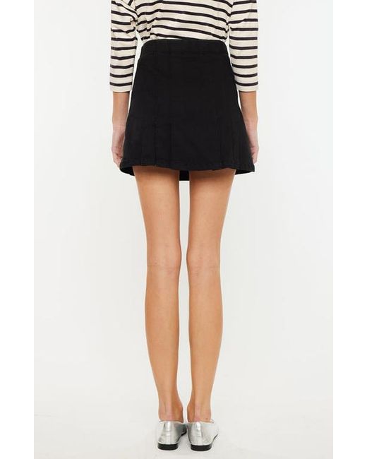 Official Kancan USA Irene High Rise Pleated Mini Skort in Black | Lyst