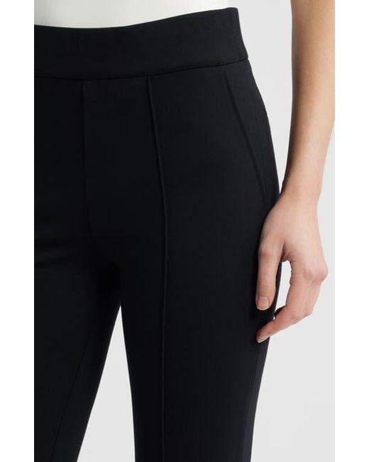 Spanx Ponte Pintuck Kick Flare Pants in Black | Lyst