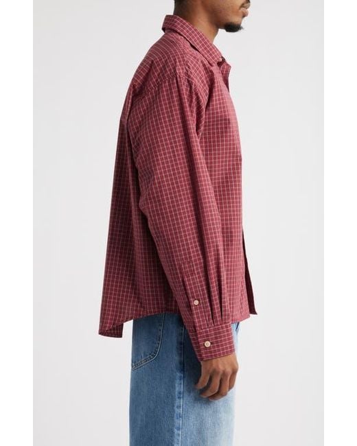 Elwood Graduation Button-Up Shirt in Red for Men | Lyst