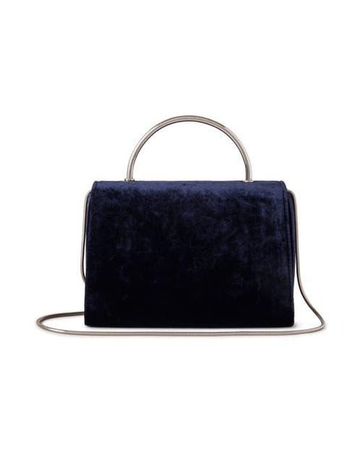Mulberry Small Lana Velvet Top Handle in Blue | Lyst