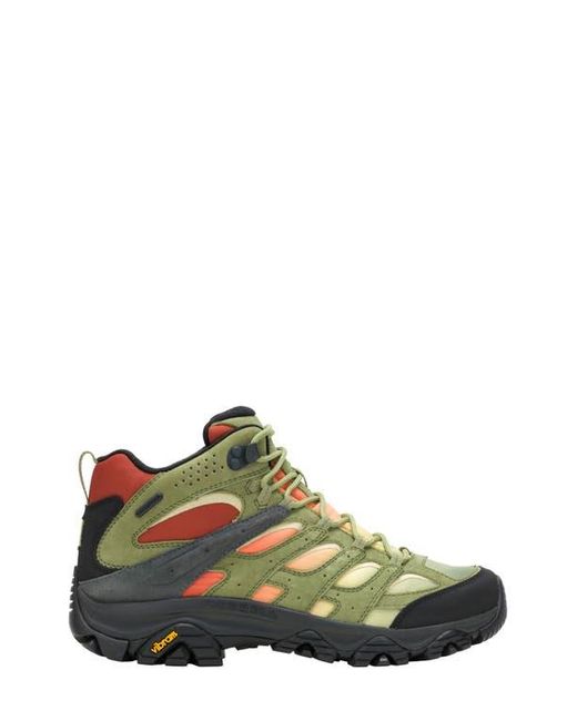 Merrell Moab 3 Vista Waterproof Mid Hiking Shoe in Green for Men | Lyst