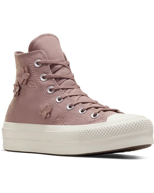 Converse Chuck Taylor All Star Lift High Top Sneaker in Gray | Lyst