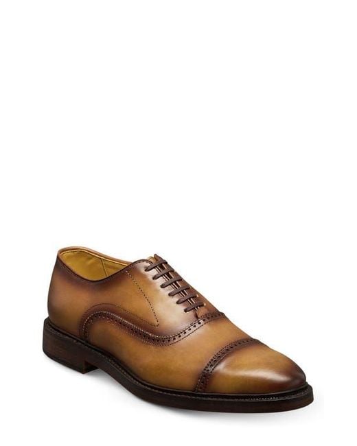 Allen Edmonds Murray Cap Toe Oxford in Brown for Men | Lyst