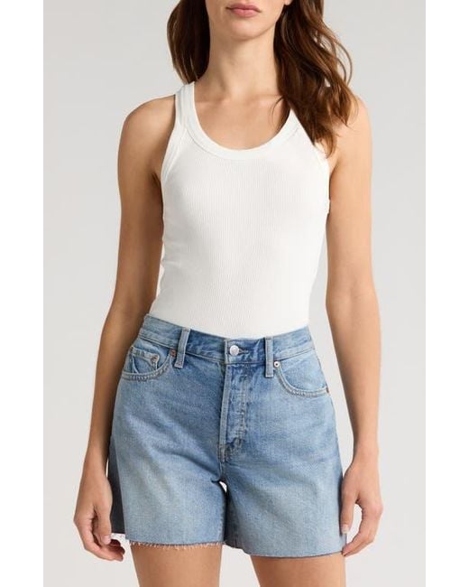 Pistola Christy Rib Tank in White | Lyst