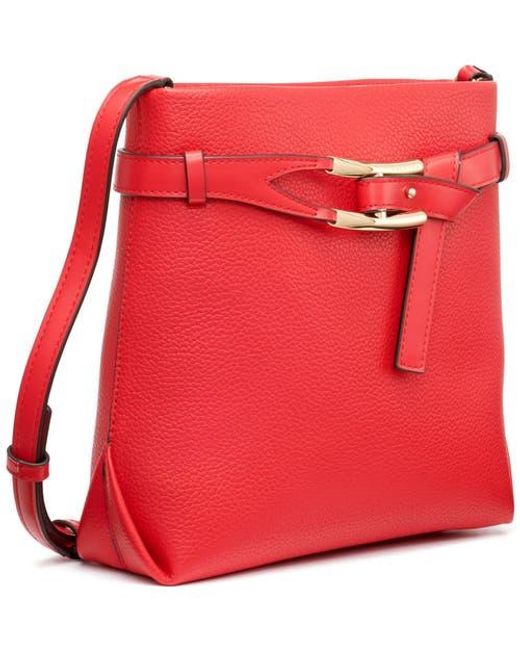 Halston Tasha Crossbody Bag in Red | Lyst
