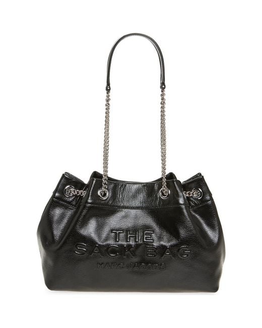 Marc Jacobs The Chain Sack Bag in Black | Lyst