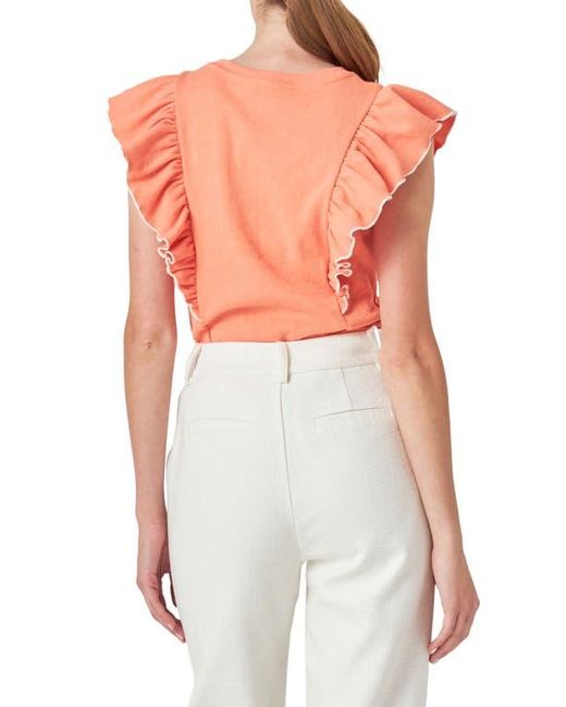 English Factory Merrow Ruffle Top | Lyst