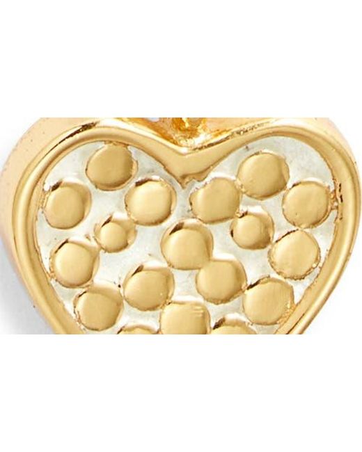 Anna Beck Small Classic Heart Reversible Pendant Necklace in Metallic ...