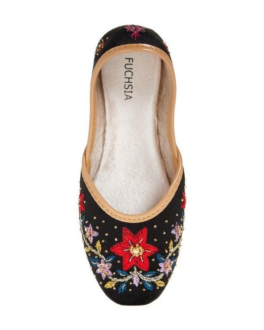 Fuchsia Lotus Flat in White | Lyst
