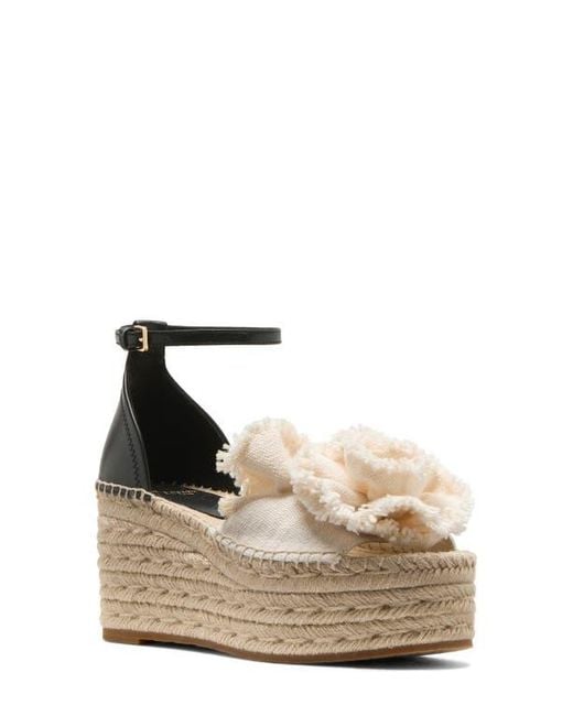 Kate Spade Flourish Espadrille Platform Sandal in Natural | Lyst